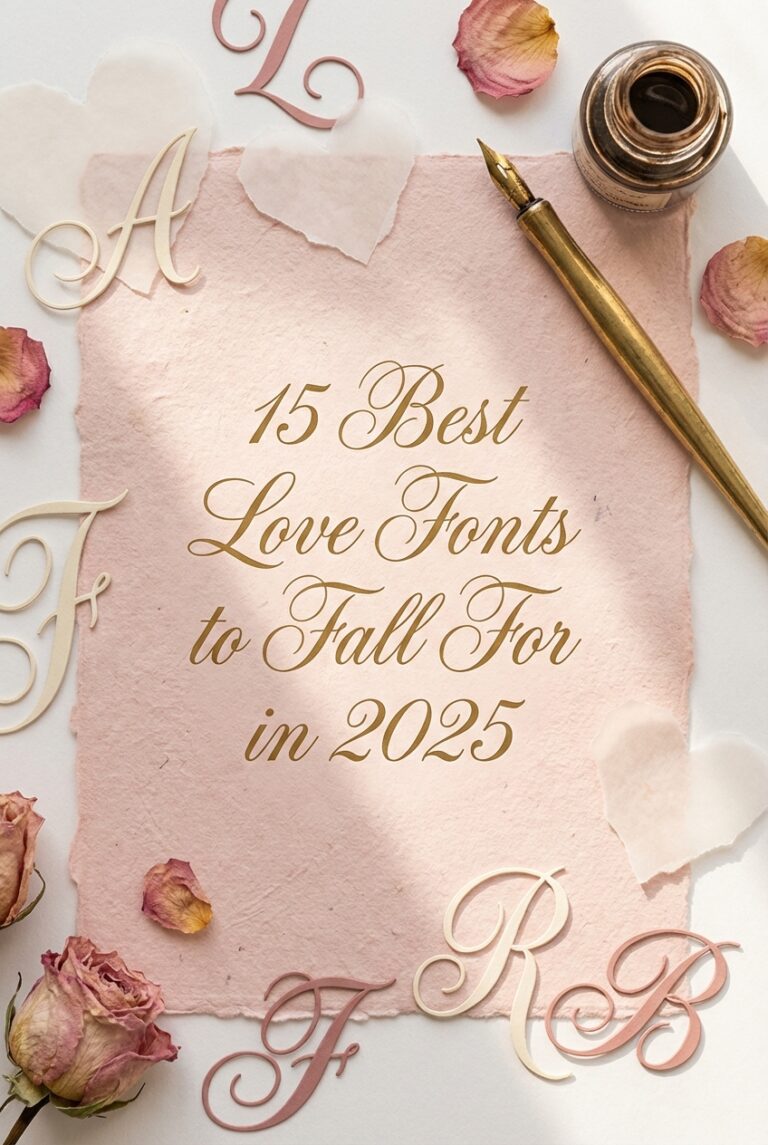 15 Best Love Fonts to Fall For in 2025 - SmartCrafter.co