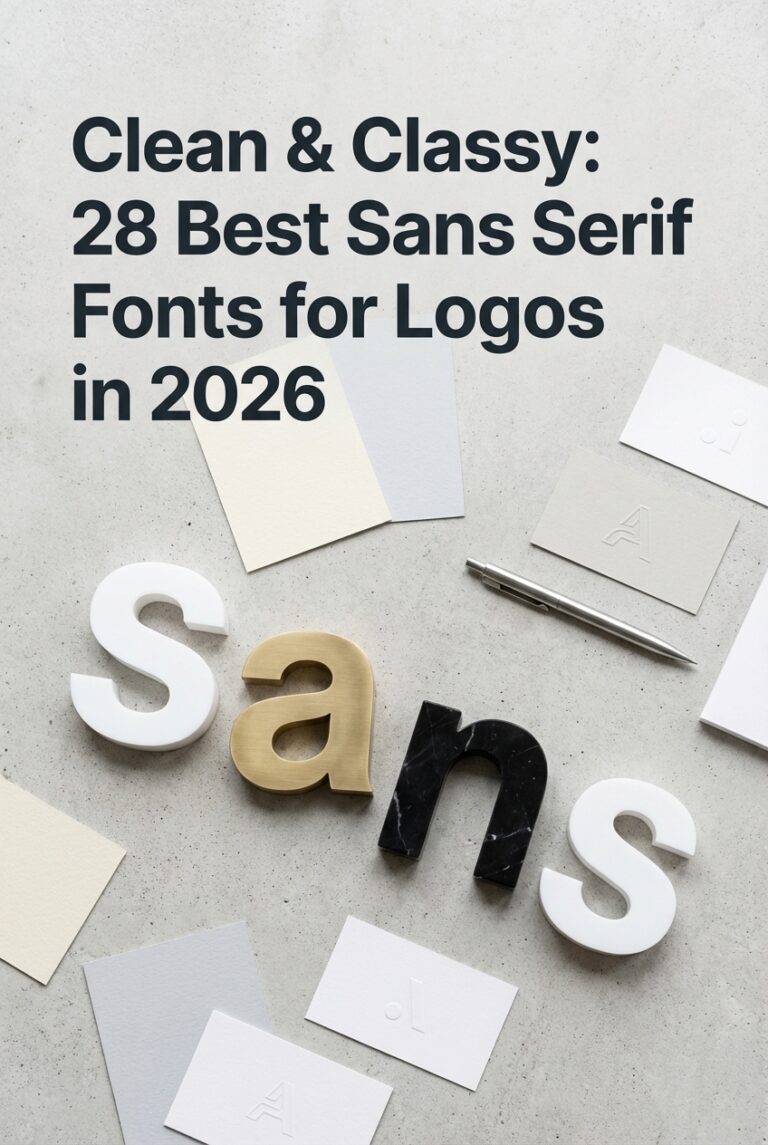 Clean & Classy: 28 Best Sans Serif Fonts for Logos in 2026 ...