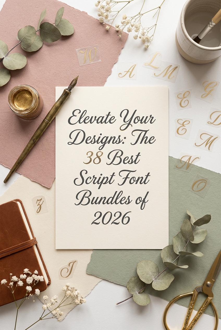 ️ Elevate Your Designs: The 38 Best Script Font Bundles of 2026 ...