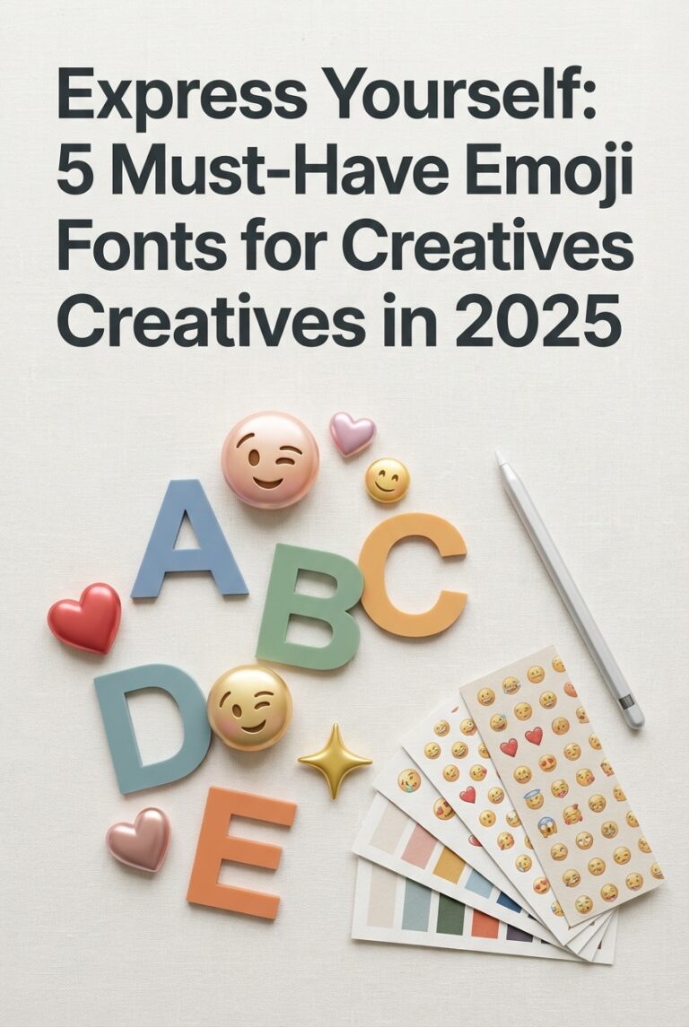 Express Yourself: 5 Must-Have Emoji Fonts for Creatives in 2025 ...