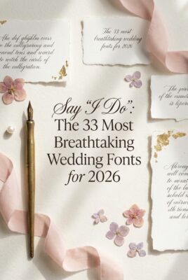 💍 The 33 Most Breathtaking Wedding Fonts for 2026 - SmartCrafter.co