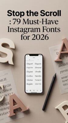 📸 Stop the Scroll: 79 Must-Have Instagram Fonts for 2026 - SmartCrafter.co