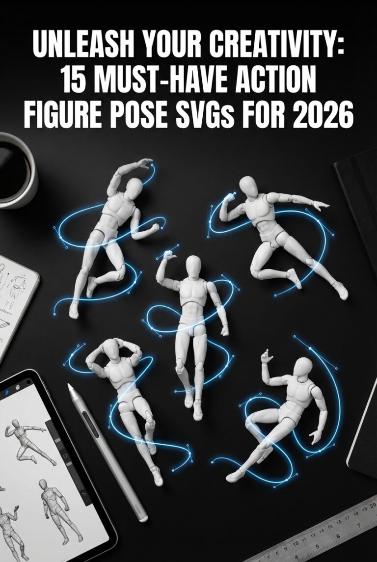 Unleash Your Creativity: 15 Must-Have Action Figure Pose SVGs for 2026 ...