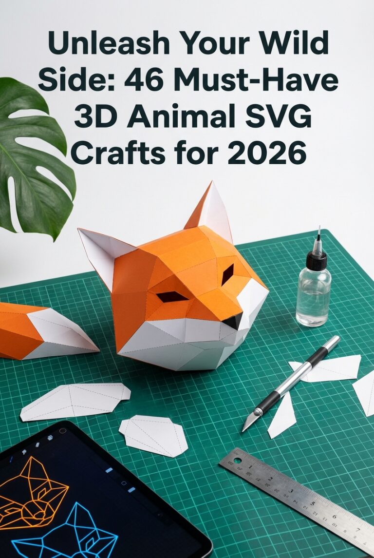 🐾 Unleash Your Wild Side: 46 Must-Have 3D Animal SVG Crafts for 2026 ...