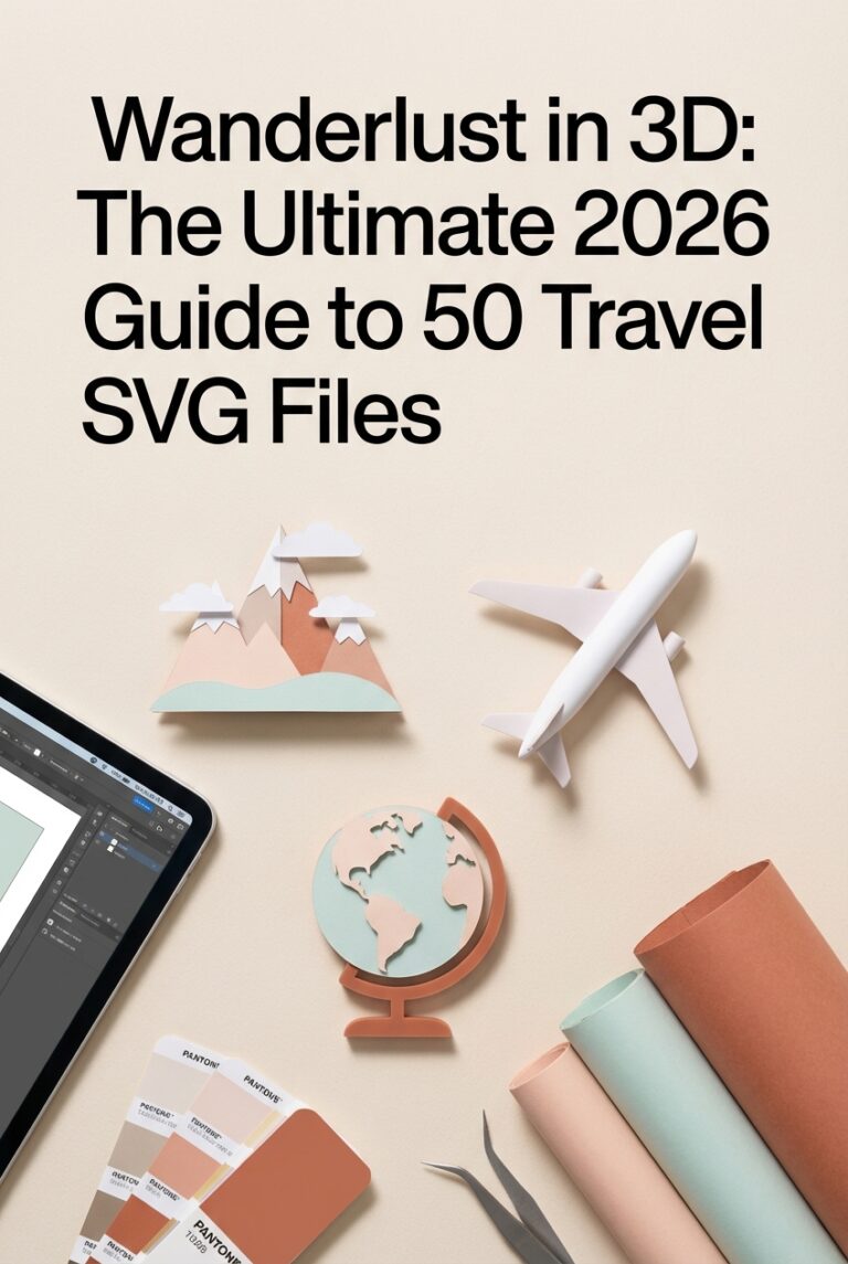 🌍 Wanderlust in 3D: The Ultimate 2026 Guide to 50 Travel SVG Files ...