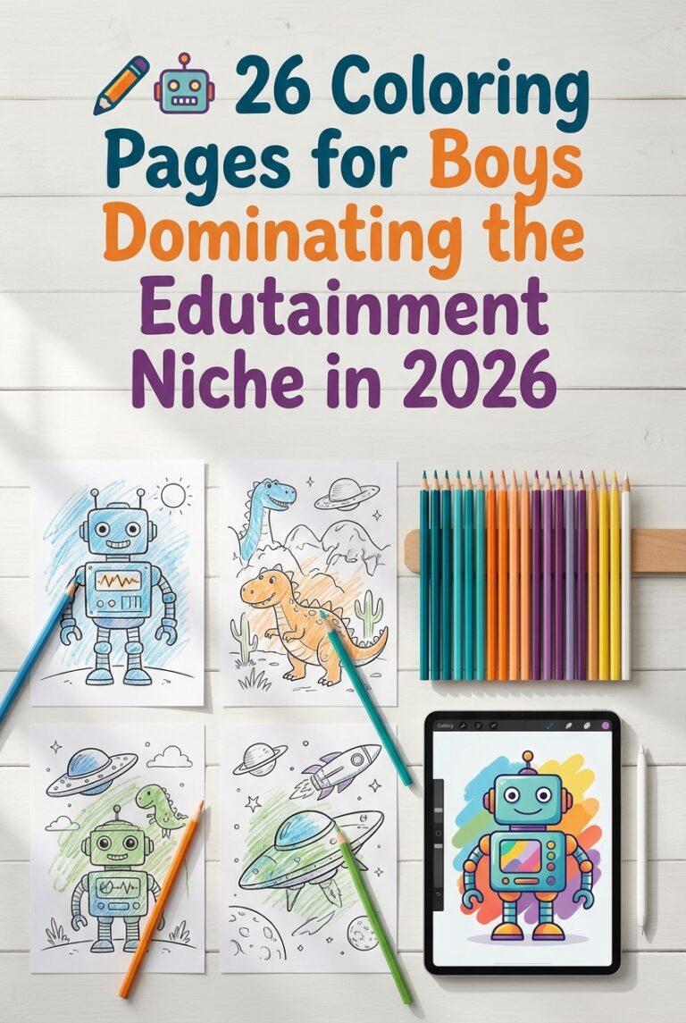 🖍️🤖 26 Coloring Pages for Boys Dominating the Edutainment Niche in 2026 ...