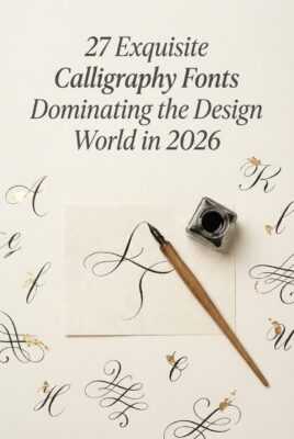 ️ 27 Exquisite Calligraphy Fonts Dominating the Design World in 2026 ...