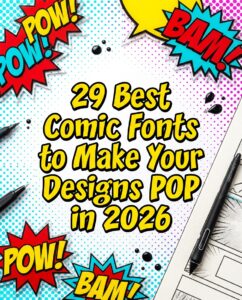🗯️ 29 Best Comic Fonts to Make Your Designs POP in 2026 - SmartCrafter.co