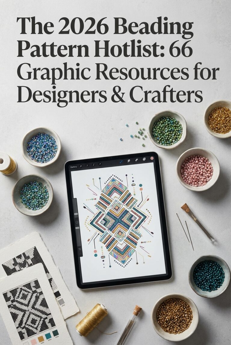 📿 The 2026 Beading Pattern Hotlist: 66 Graphic Resources for Designers ...