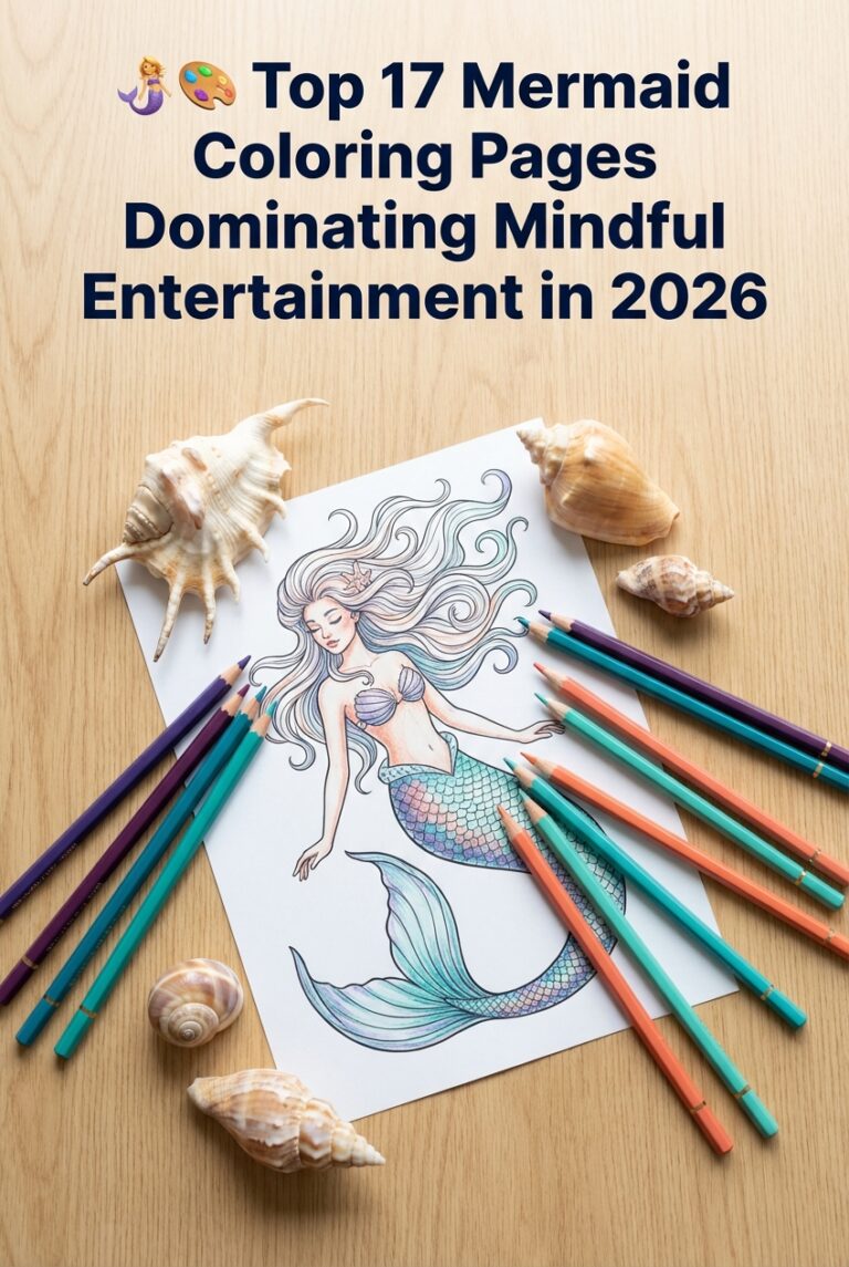 🧜‍♀️🎨 Top 17 Mermaid Coloring Pages Dominating Mindful Entertainment in ...