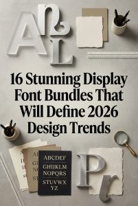 16 Stunning Display Font Bundles That Will Define 2026 Design Trends ...