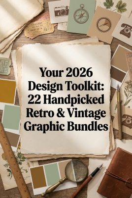 Your 2026 Design Toolkit: 22 Handpicked Retro & Vintage Graphic Bundles ...