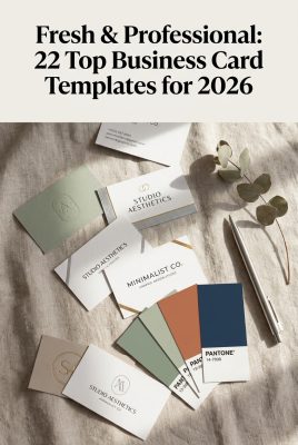 Fresh & Professional: 22 Top Business Card Templates for 2026 ...