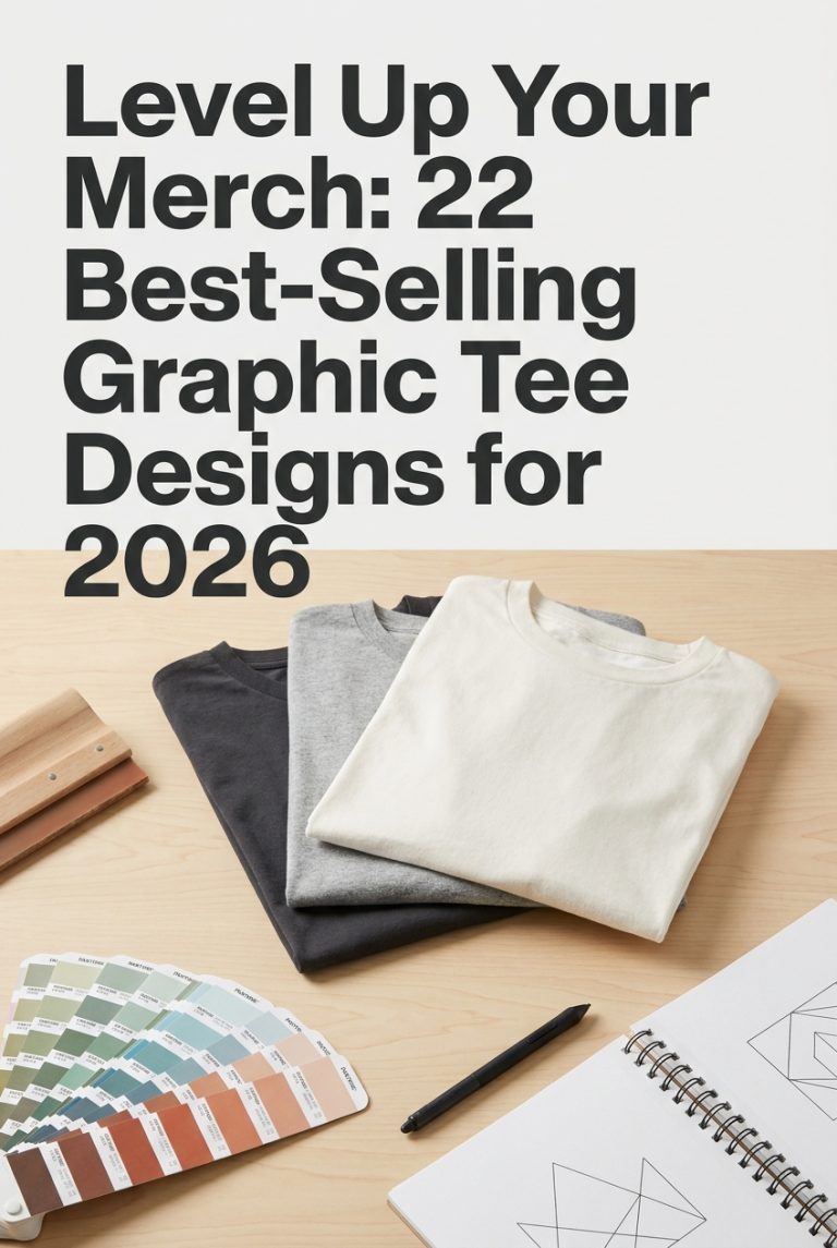 Level Up Your Merch: 22 Best-Selling Graphic Tee Designs for 2026 ...