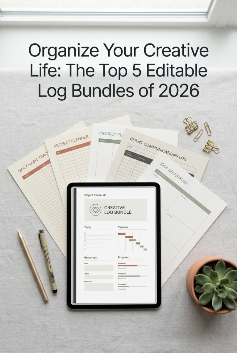 Organize Your Creative Life: The Top 5 Editable Log Bundles of 2026 ...