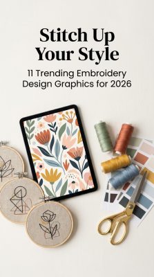 Stitch Up Your Style: 11 Trending Embroidery Design Graphics for 2026 ...