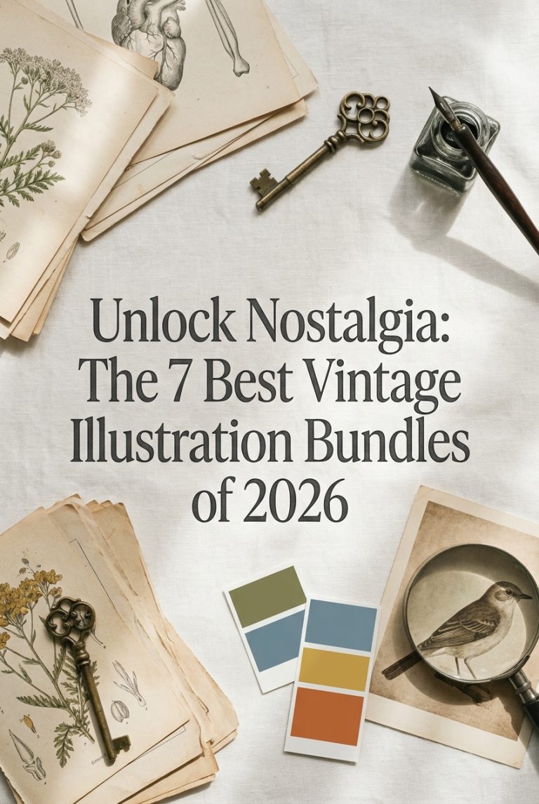 Unlock Nostalgia: The 7 Best Vintage Illustration Bundles of 2026 ...